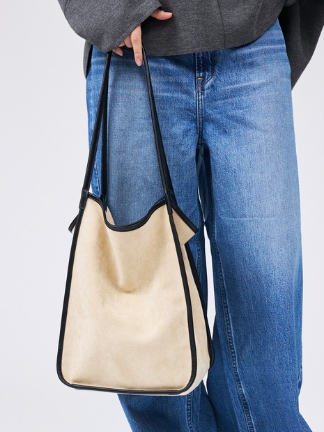 IOMMI/イオミ】フェイクスエード トートバッグ 巾着付き｜Rouge vif la