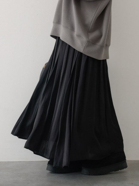 ヴィンテージサテンギャザースカート｜abahouse mavie / アバハウス マヴィ